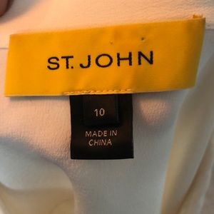 St. John | Tops | St John Silk Blouse Size | Poshmark